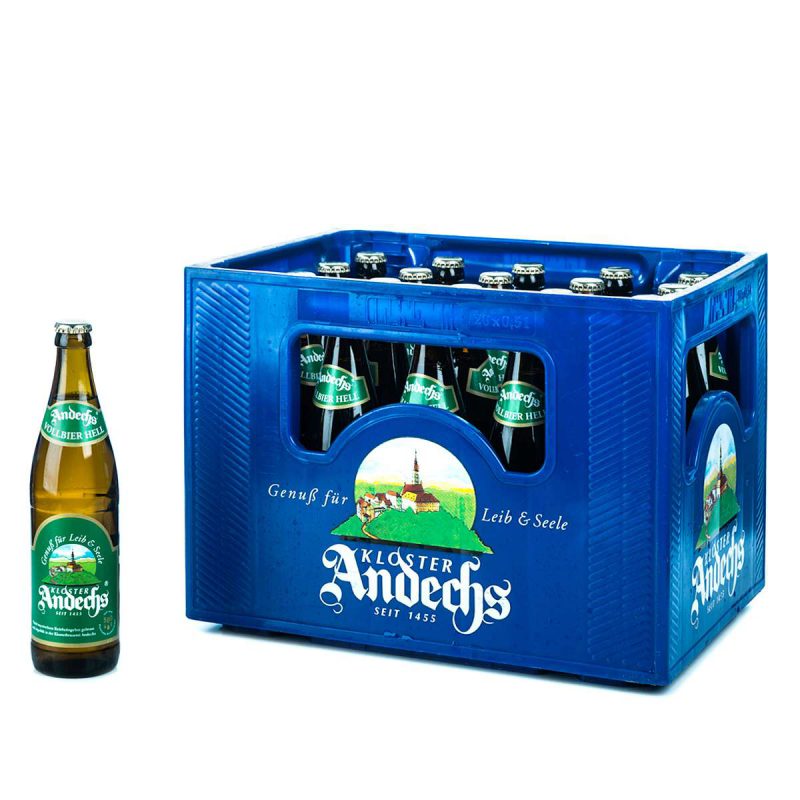 Andechser Hell 20×0,5 Liter – Getranke Driess
