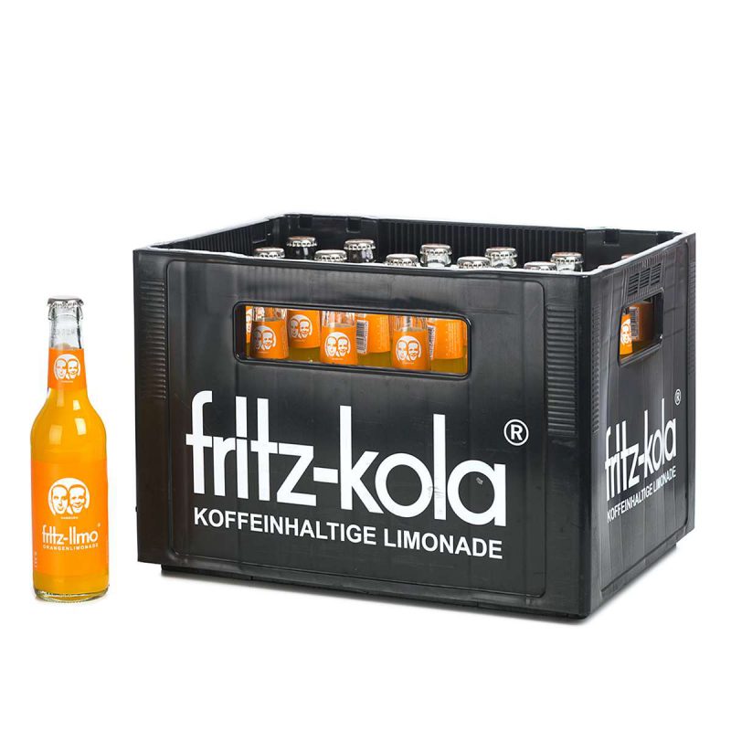 Fritz Kola Limonaden Orange 24×0,33 Liter – Getranke Driess
